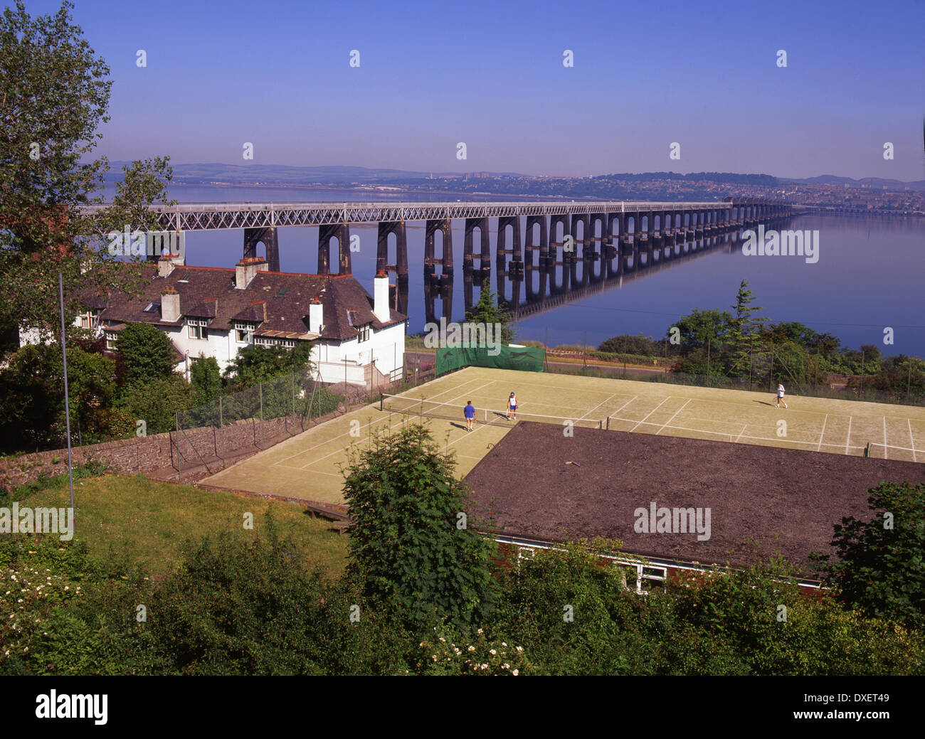 The Tay Rail Bridge, Tayside Stock Photo - Alamy