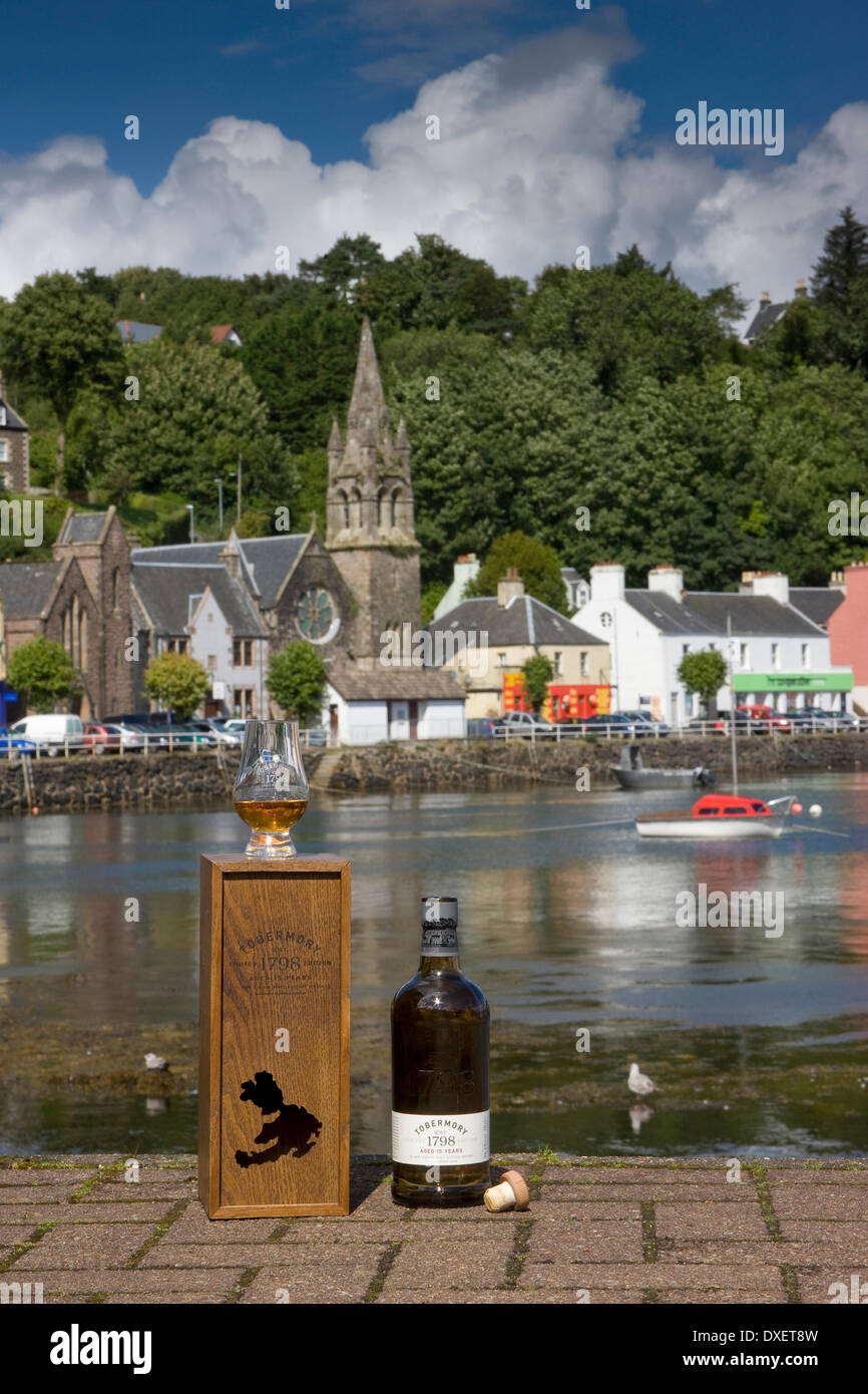 Tobermory whisky from pier, Tobermory, Isle of Mull, Argyll Stock Photo ... Tobermory whisky from pier, Tobermory, Isle of Mull, Argyll Stock Photo ...