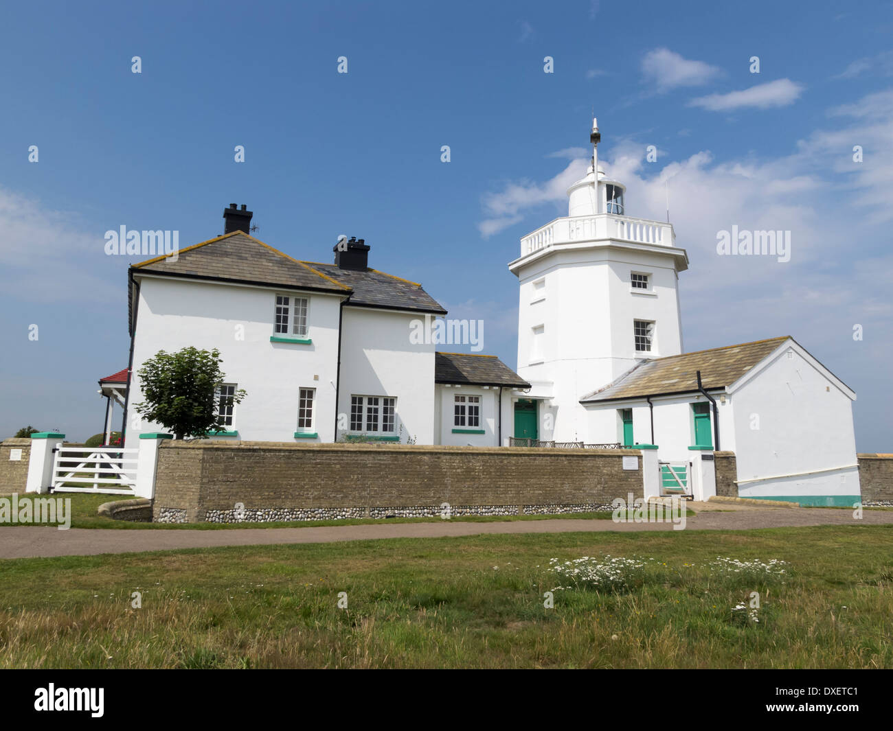 Cromer lighthouse on the coast in the English county of Norfolk.England ...