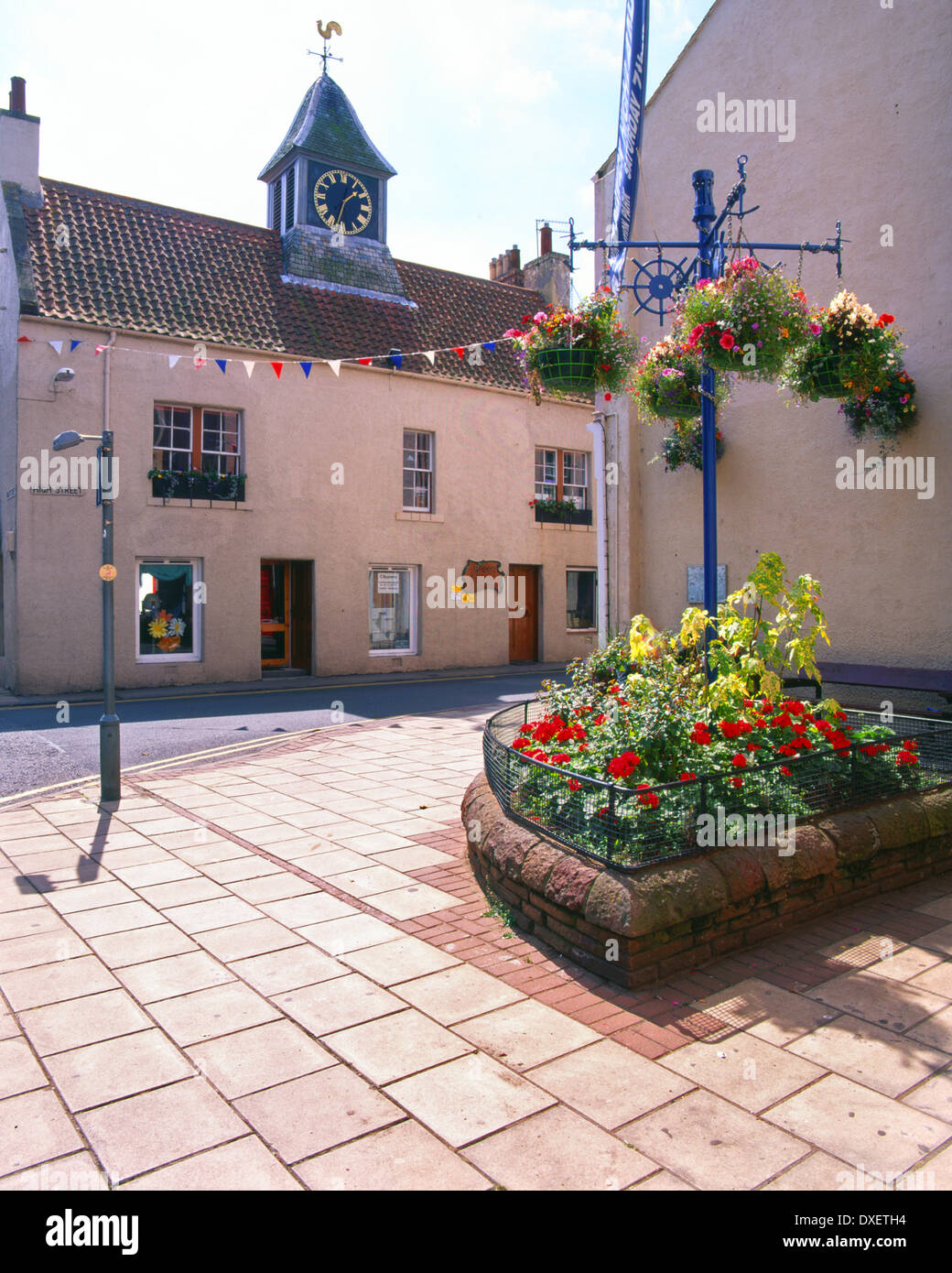 town house clock tower council chambers Town centre North berwick East ...