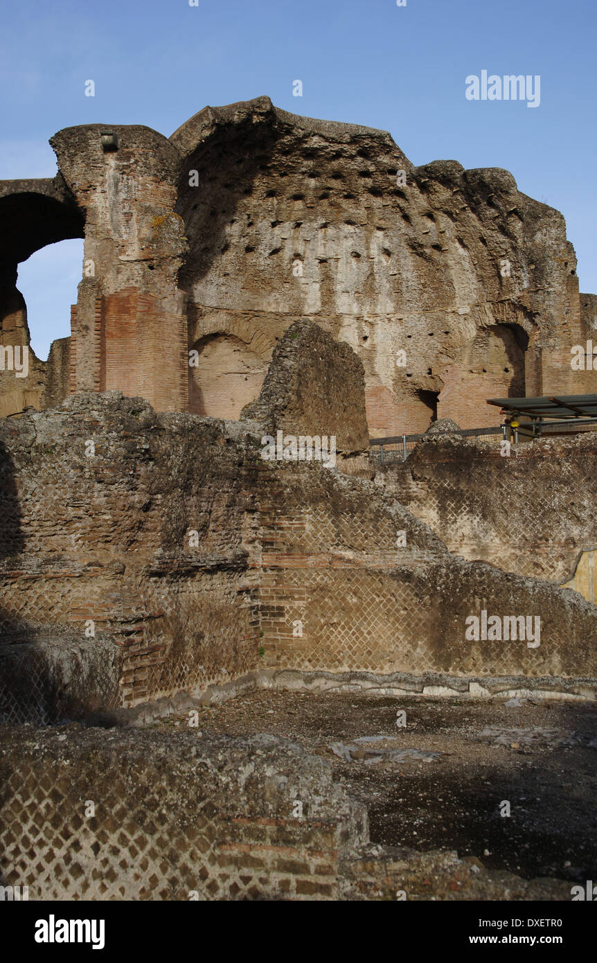 Italy. Hadrian's Villa. Imperial Villa built by Emperor Hadrian (76-138 ...