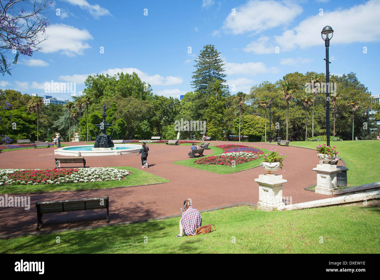 Albert Park, Auckland, North Island, New Zealand Stock Photo - Alamy