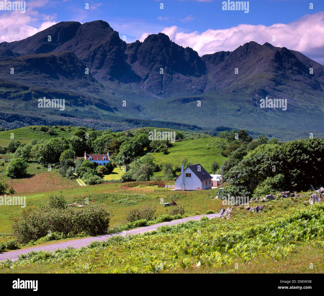 the rugged mountain of Blaven, Isle of Skye Stock Photo - Alamy