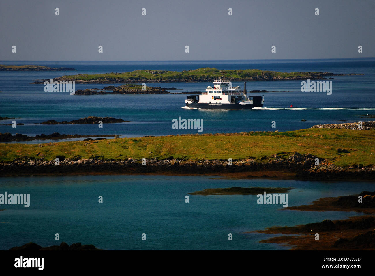 Car ferry loch portain after departing Leverbough Harris heading ...
