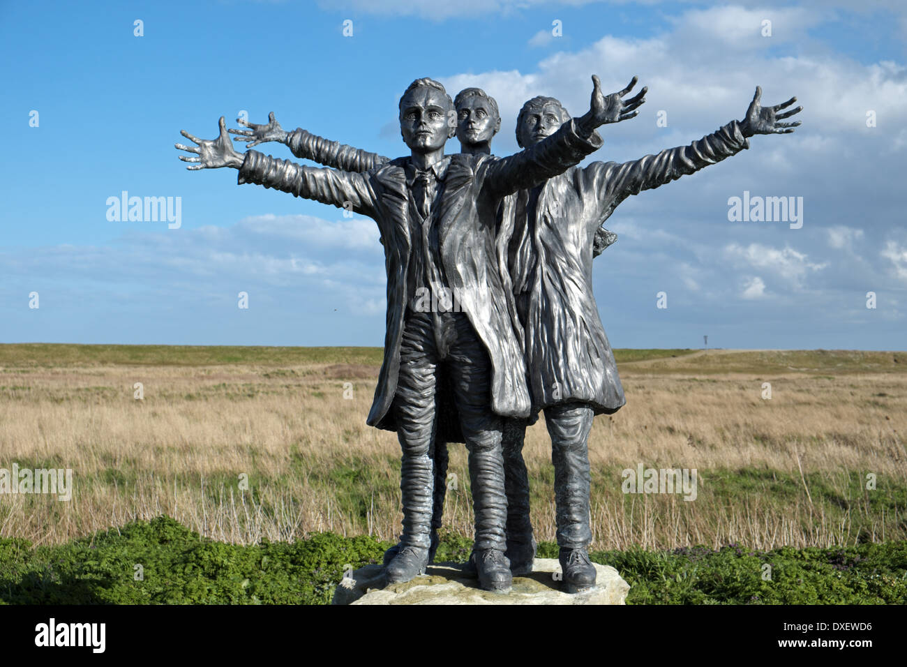 Short Brothers statue - Leysdown, Isle of Sheppey, Kent, UK, England ...