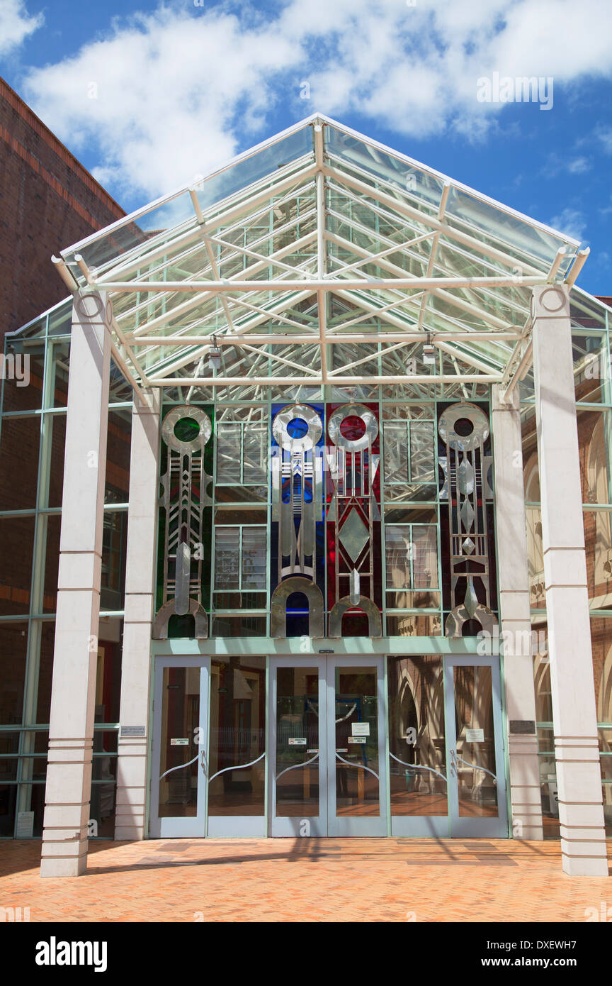 Entrance of High Court, Auckland, North Island, New Zealand Stock Photo ...