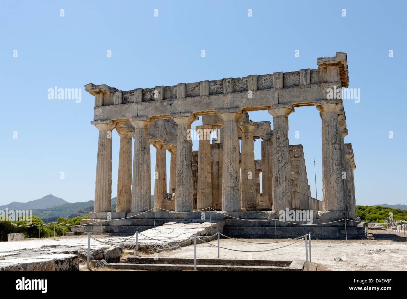 Temple of aphaia altar hi-res stock photography and images - Alamy
