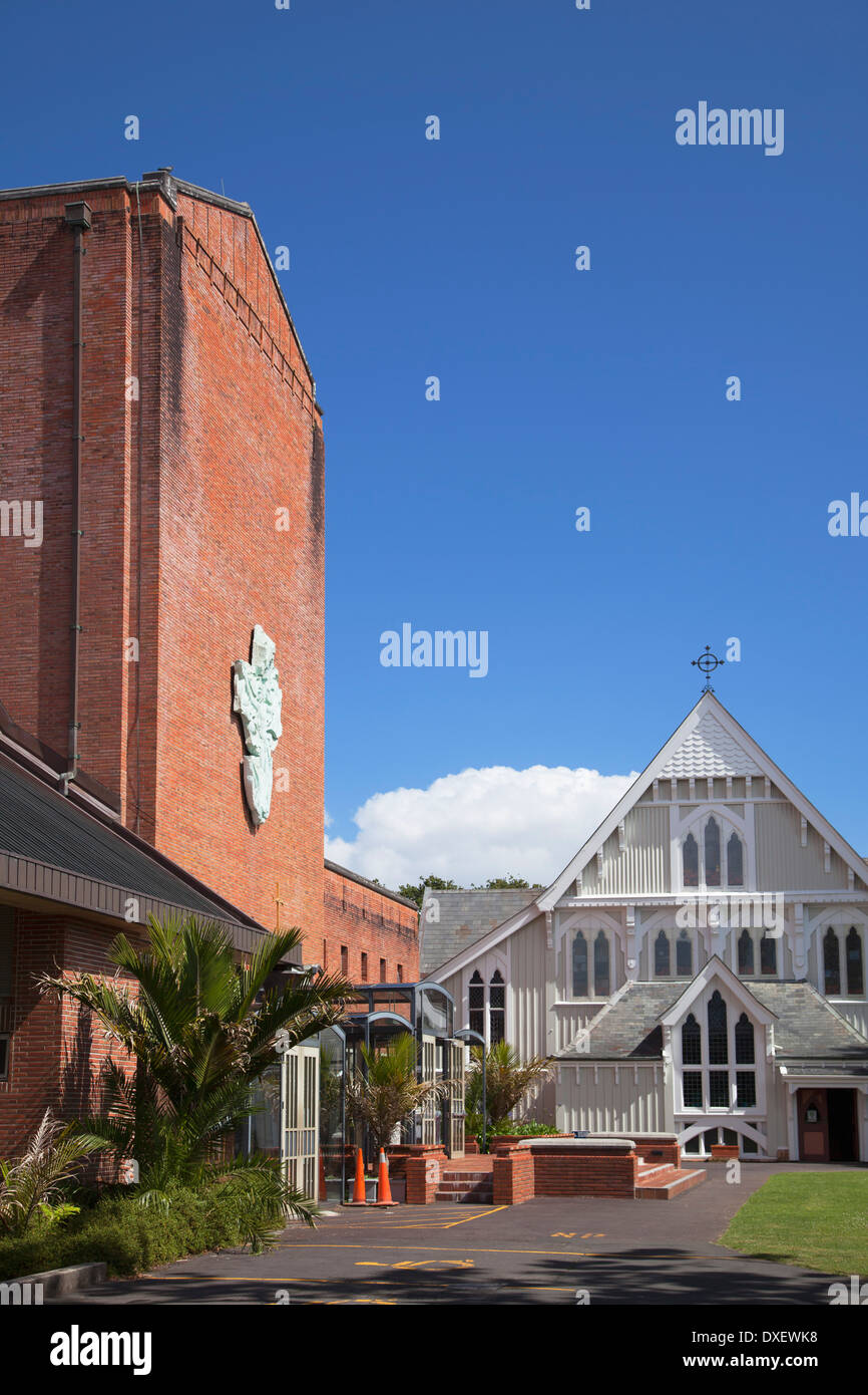 Holy Trinity Cathedral and St Mary's Church, Parnell, Auckland, North ...