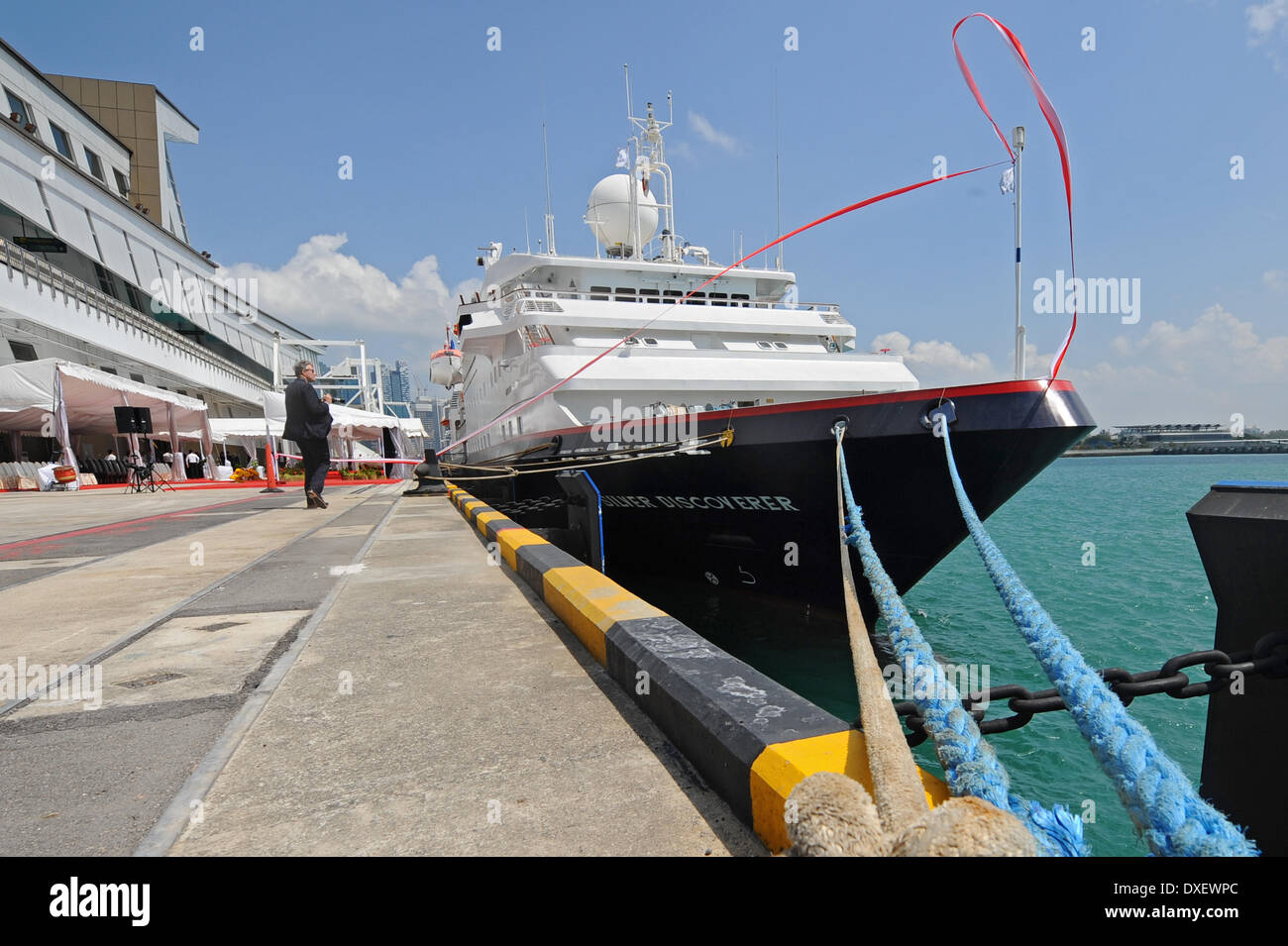 Launching ship ceremony hi-res stock photography and images - Alamy