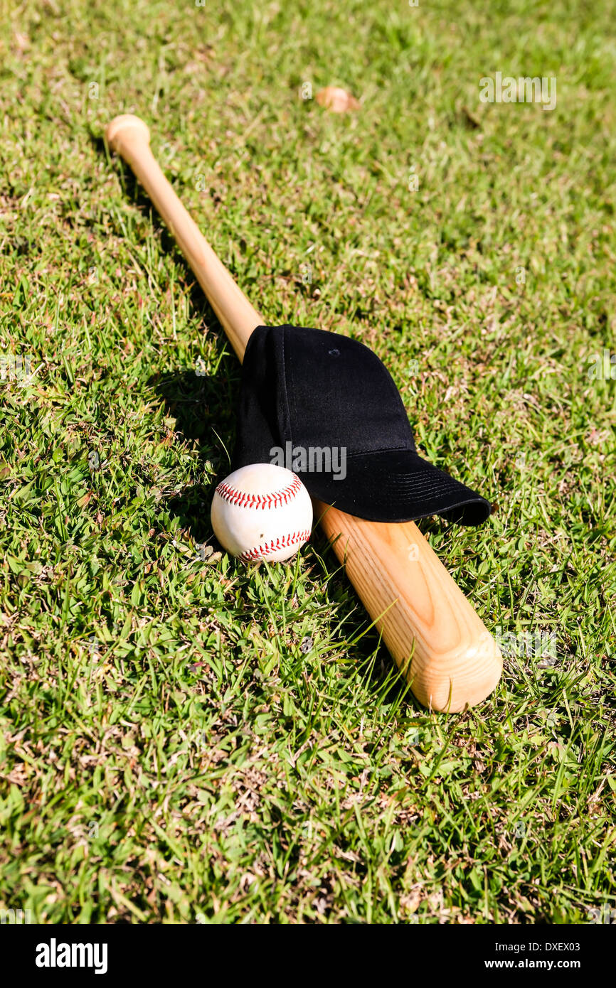 Concept photo baseball bat ball hi-res stock photography and images - Alamy