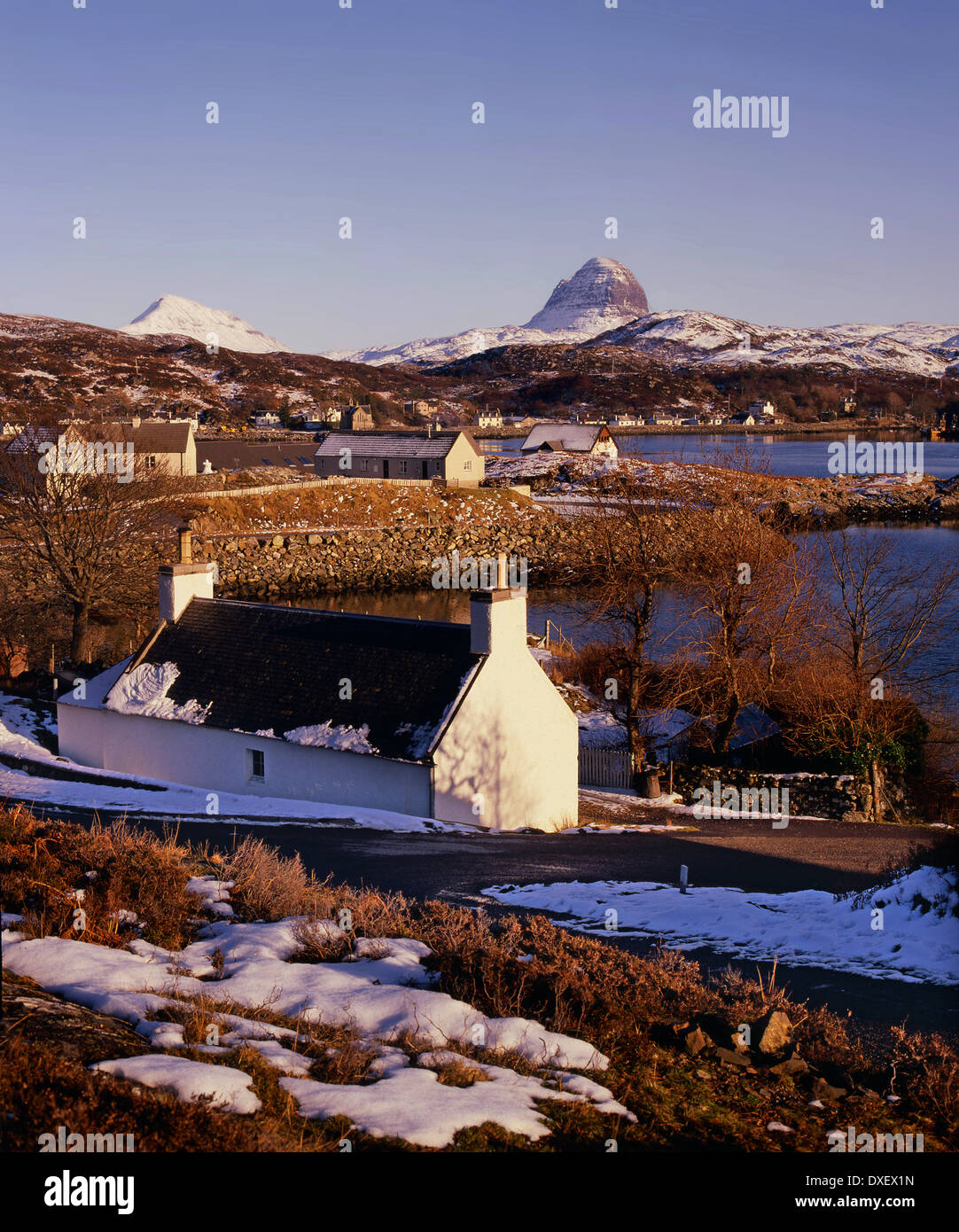 Lochinver, Sutherland, N/W Highlands Stock Photo - Alamy