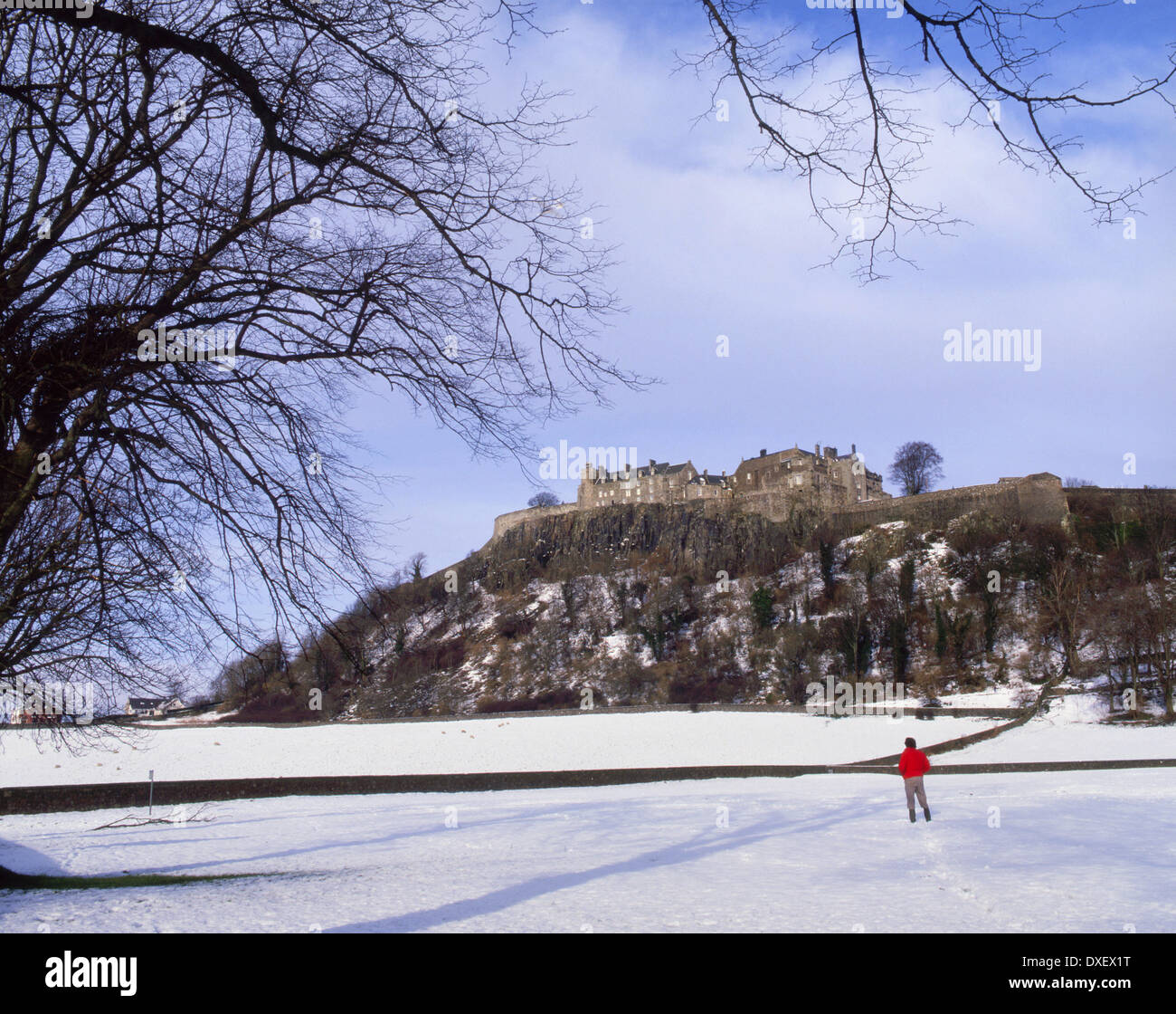 Stirling castle snow hi-res stock photography and images - Alamy