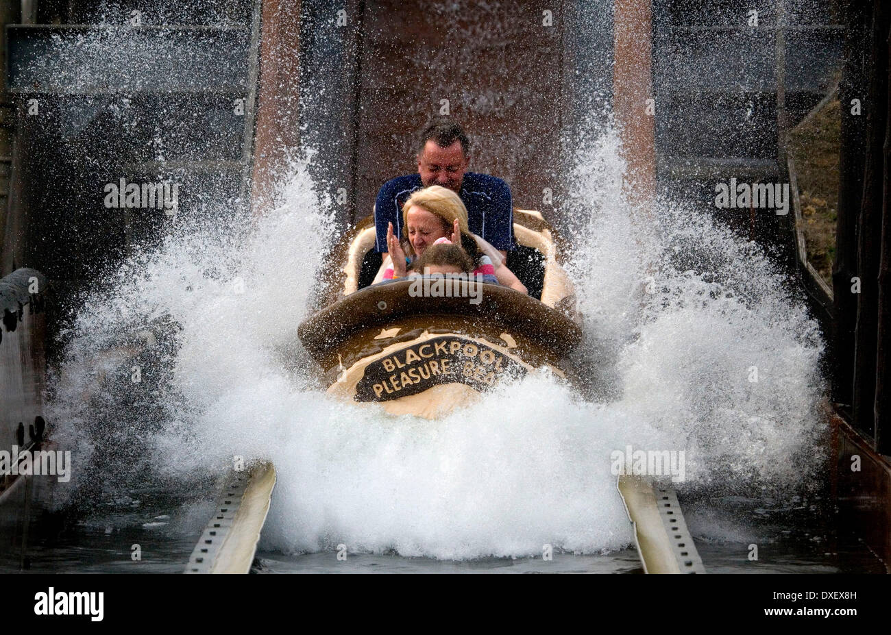 Blackpool pleasure beach Stock Photo - Alamy