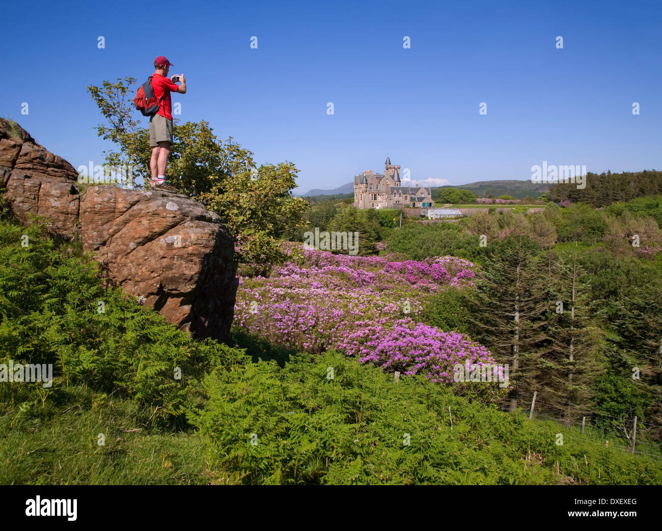Glengorm castle hi-res stock photography and images - Alamy
