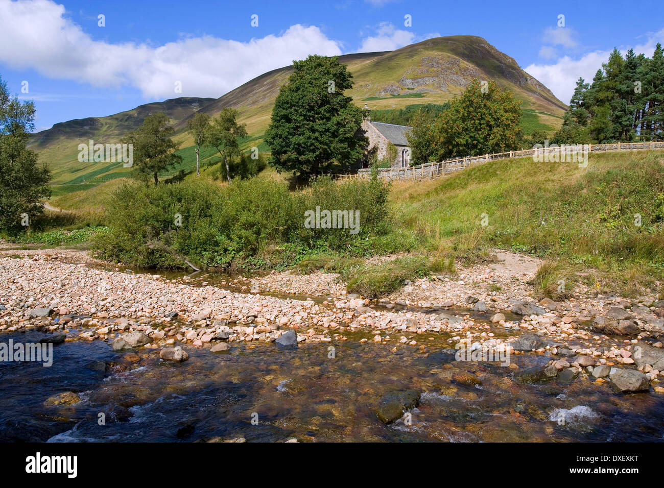 Late Summer/early autumn scene in the Spittal of Glenshee as from the ...