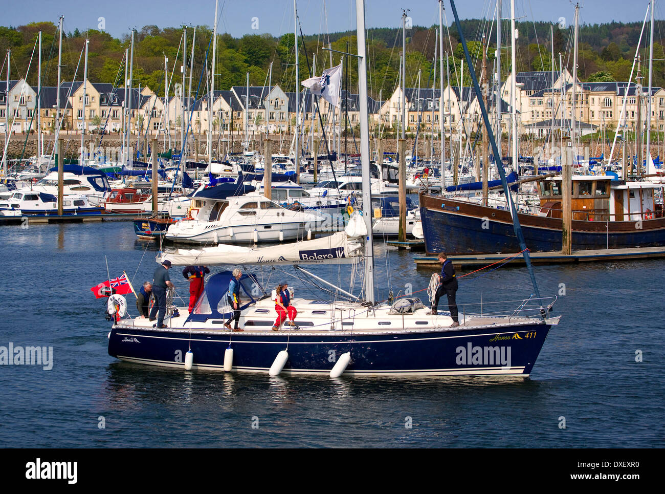 Inverkip marina boats yachts hi-res stock photography and images - Alamy