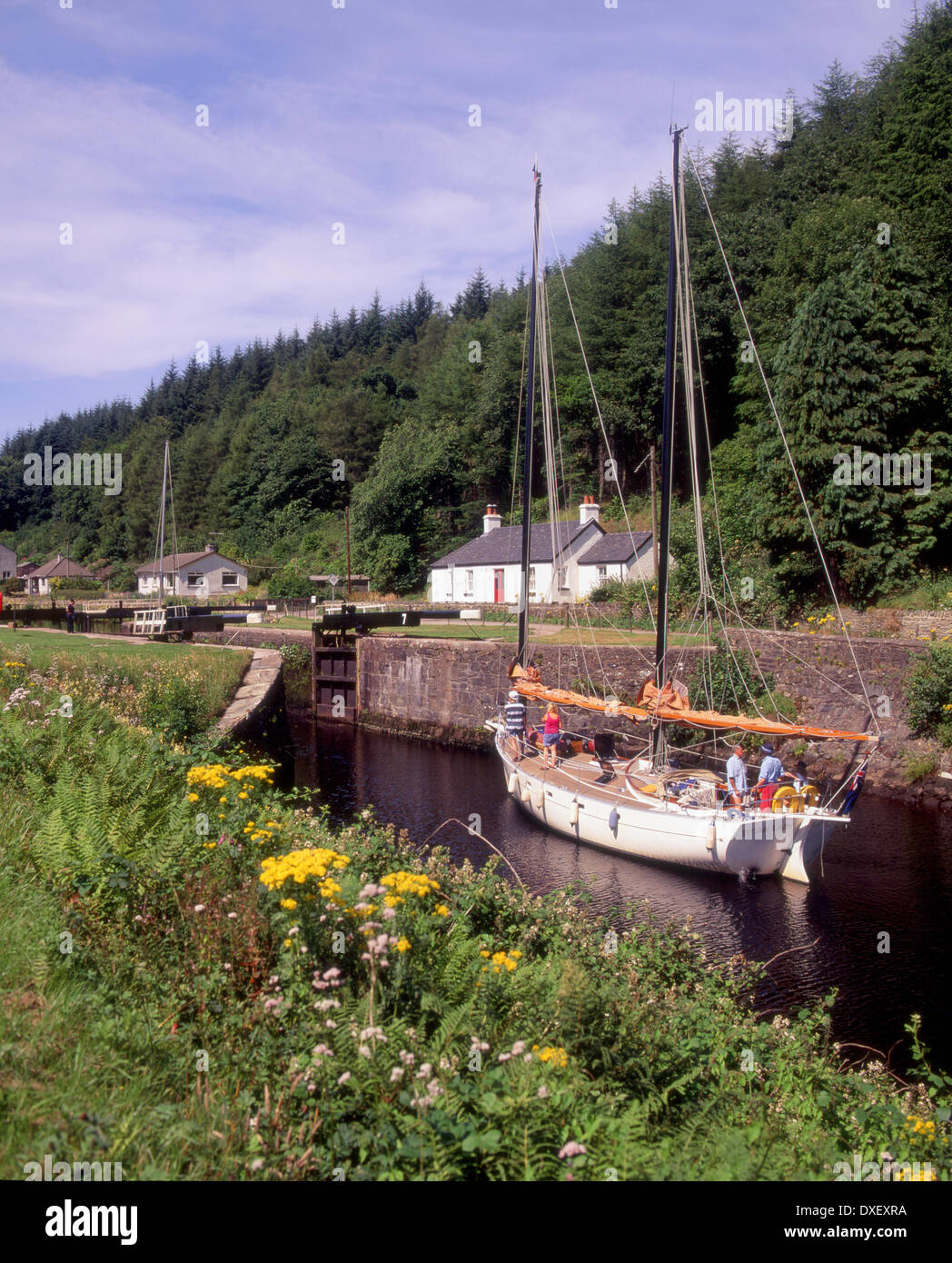 Crinan canal at lochgilphead hi-res stock photography and images - Alamy