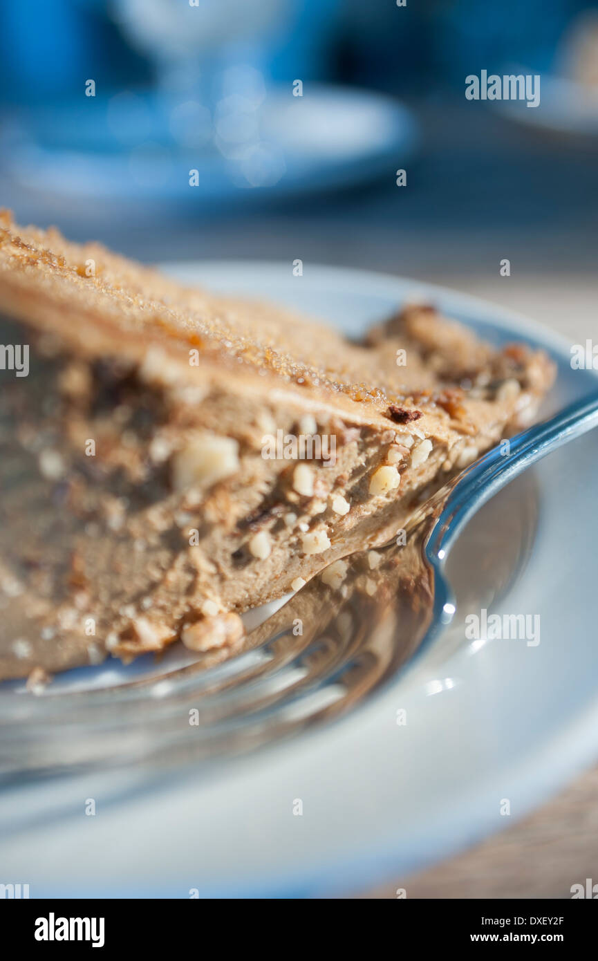 Slice of cake on a plate hi-res stock photography and images - Alamy