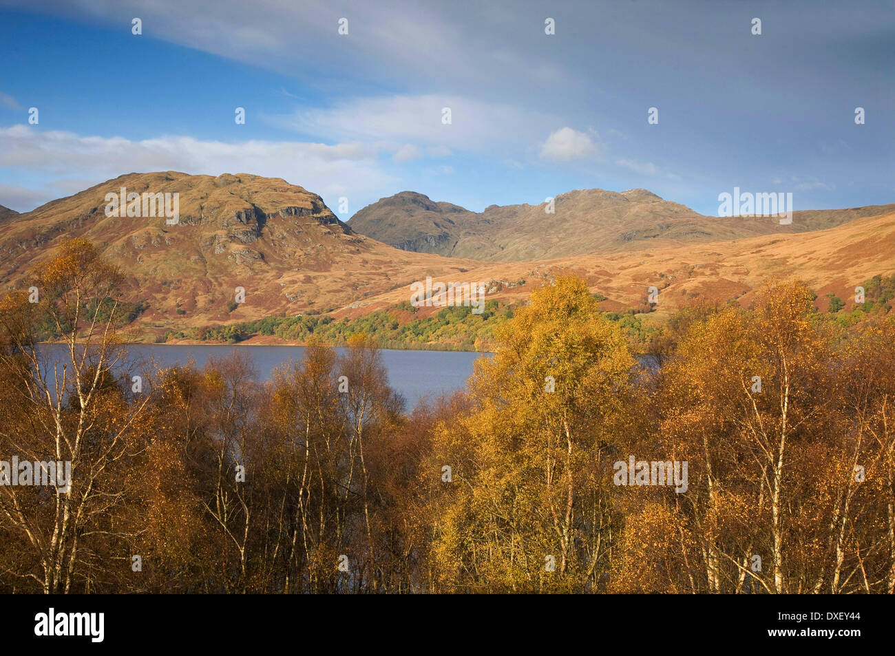Autumn view of Loch Katrine, Trossachs Stock Photo - Alamy