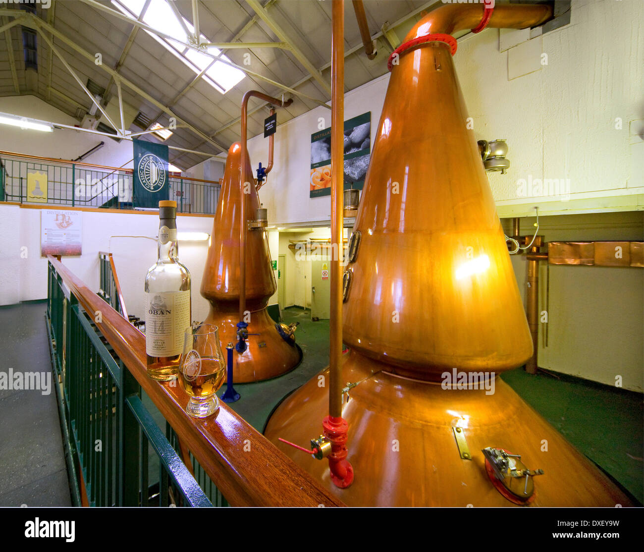 The Stillhouse in Oban Distillery, Argyll Stock Photo - Alamy