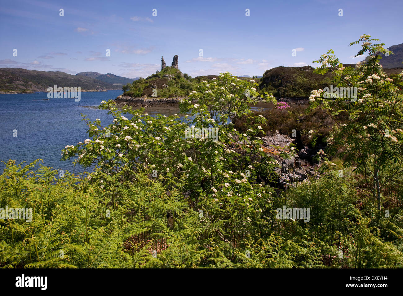 Maol Castle, Kyleakin, Isle of Skye Stock Photo - Alamy