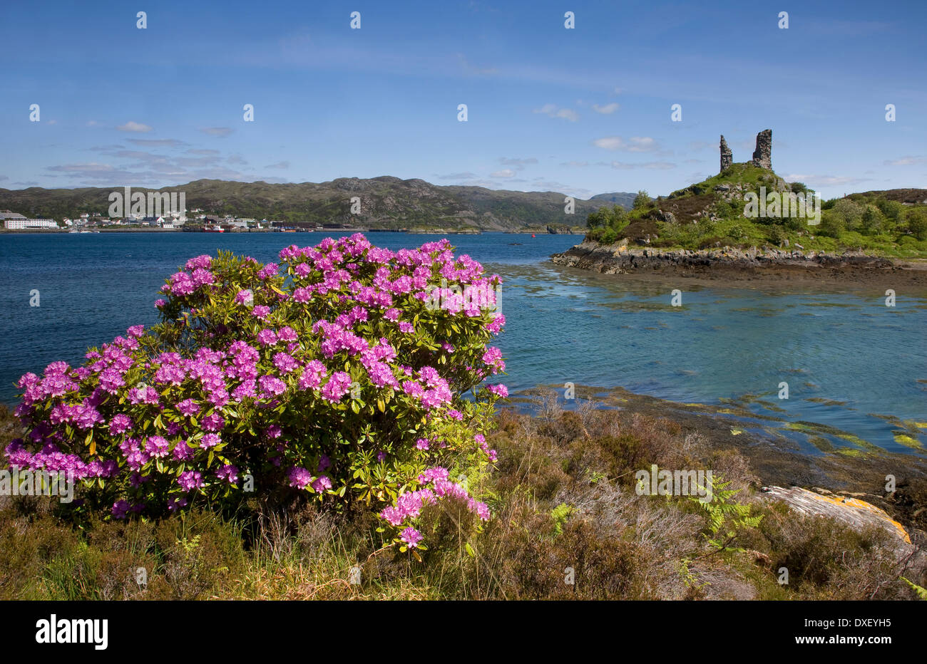 Maol Castle, Kyleakin, Isle of Skye Stock Photo - Alamy