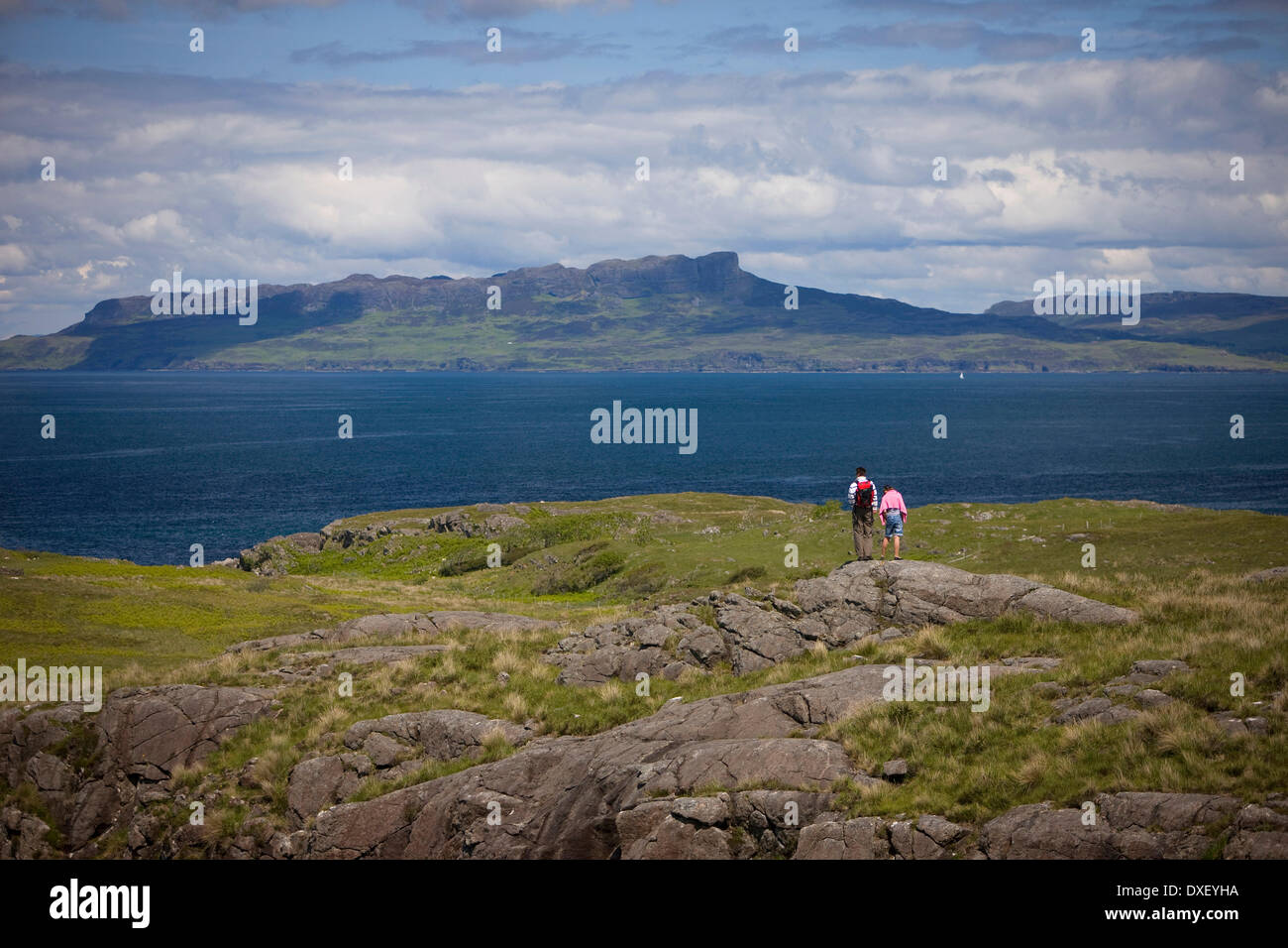 Ardnamurchan view islands rum eigg hi-res stock photography and images ...