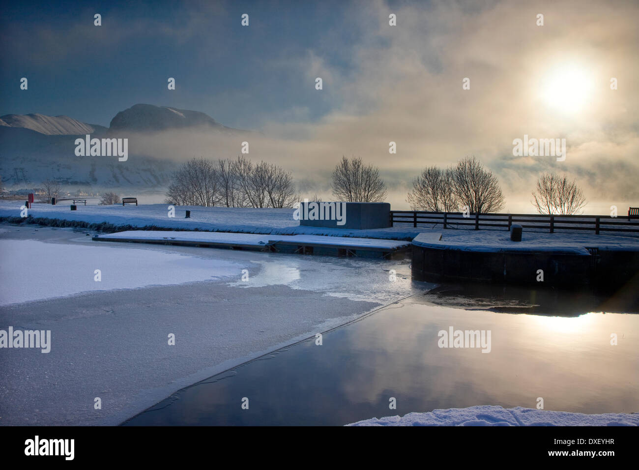 Ben nevis from the corpach basin hi-res stock photography and images ...