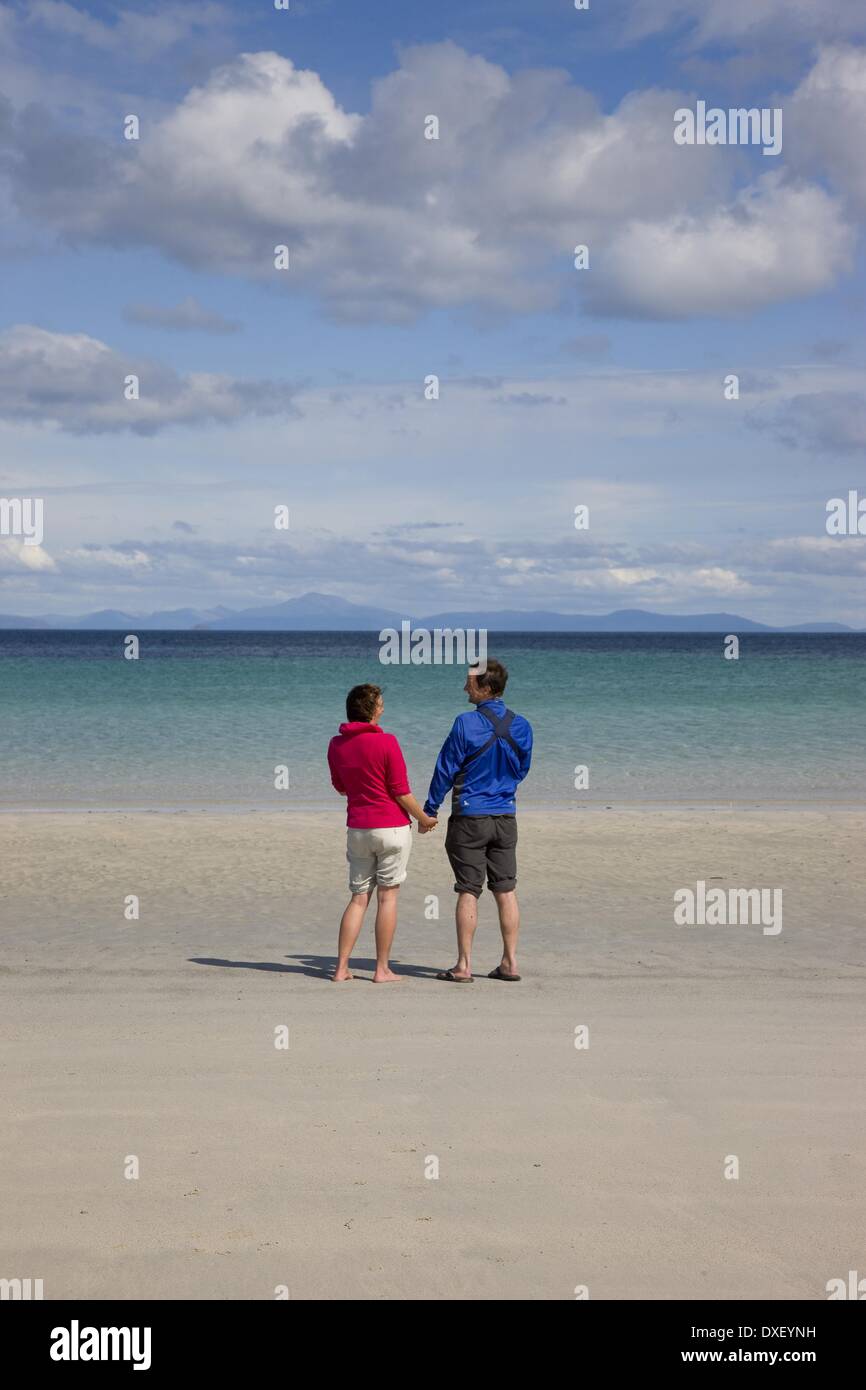 Tiree beach coastline scotland hi-res stock photography and images - Alamy
