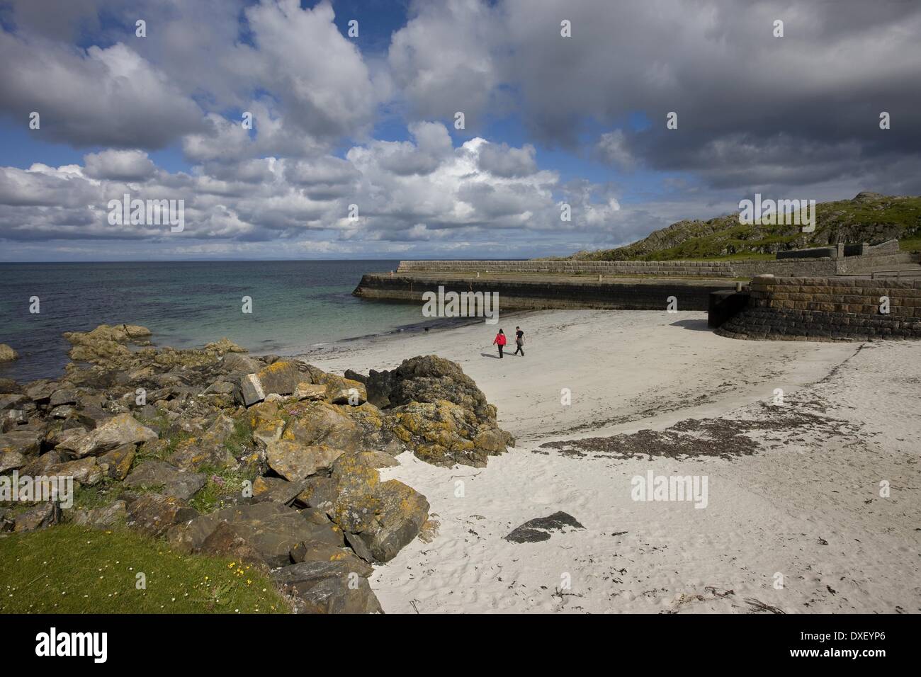 Tiree beach coastline scotland hi-res stock photography and images - Alamy