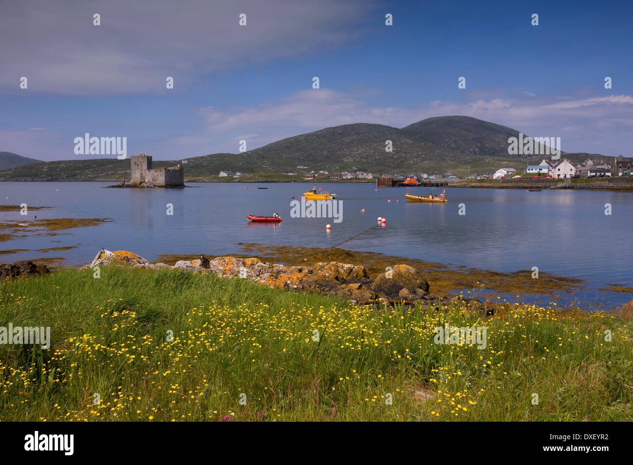 Castlebay, isle of Barra Stock Photo - Alamy