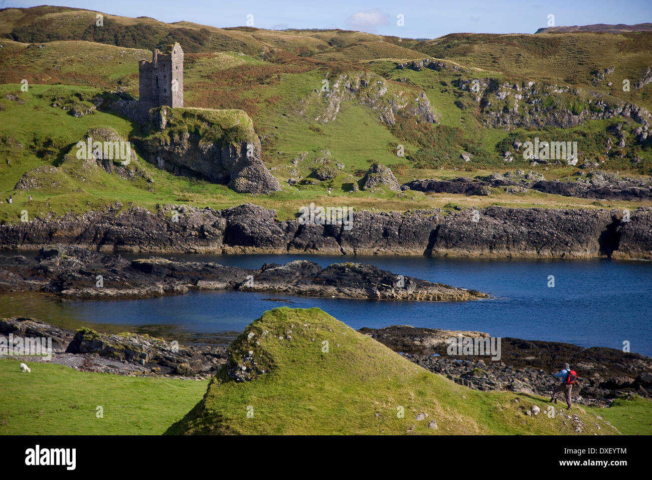 Gylen Castle, Isle of Kerrera Stock Photo - Alamy