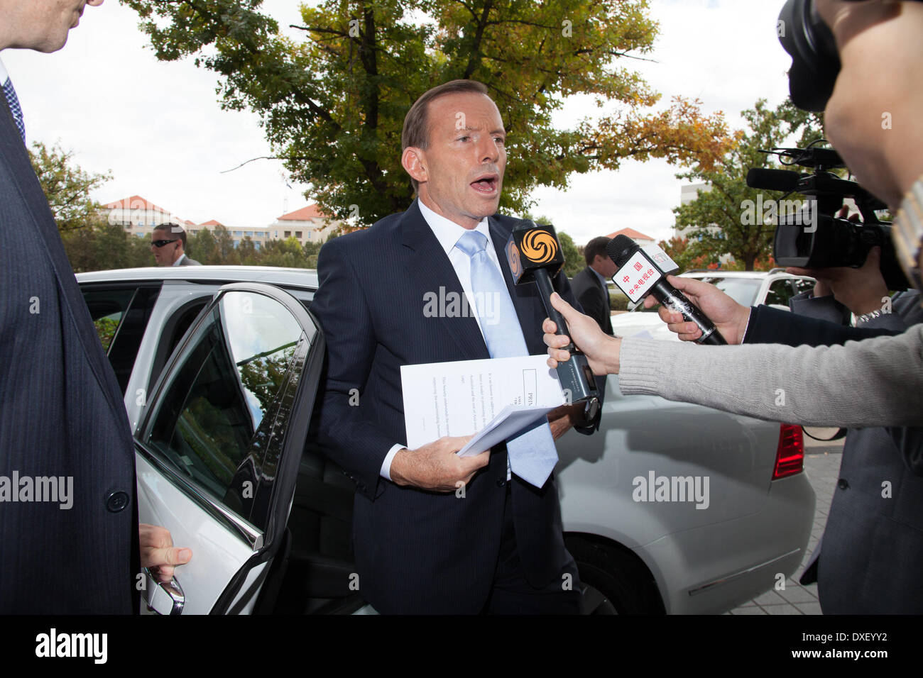 Canberra, Australia. 25th Mar, 2014. Australian Prime Minister Tony ...