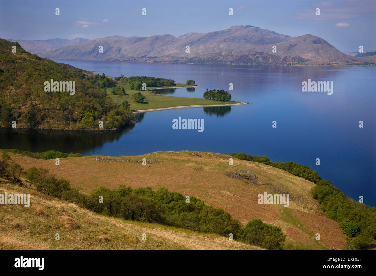 Loch Linnhe and the Morvern Hills, Argyll Stock Photo - Alamy
