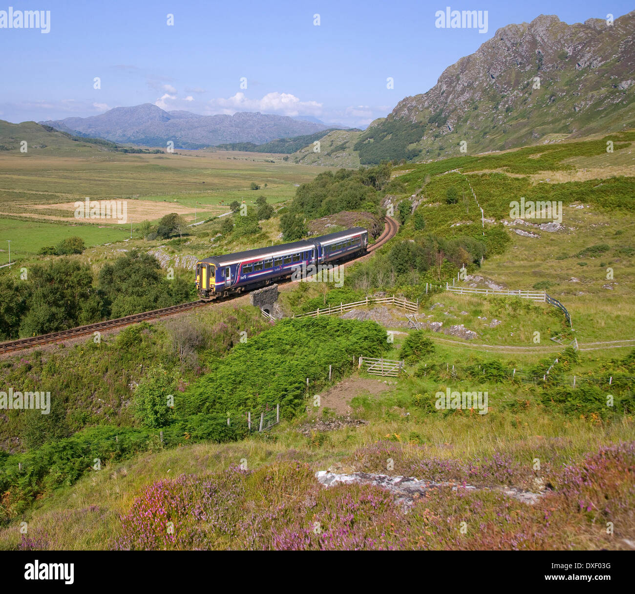 First Scotrail 156 sprinter unit between morar and Arisaig, West ...