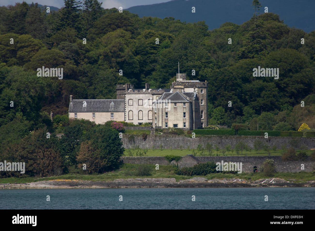 Lochnell castle near Benderloch Argyll Stock Photo - Alamy