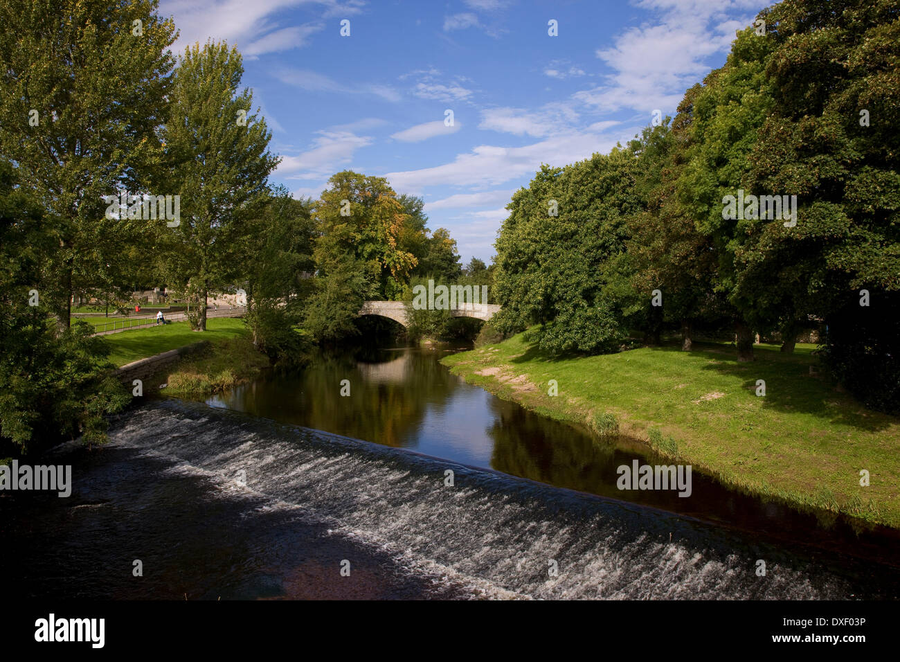 The river Lossie, Elgin, Morayhshire Stock Photo - Alamy
