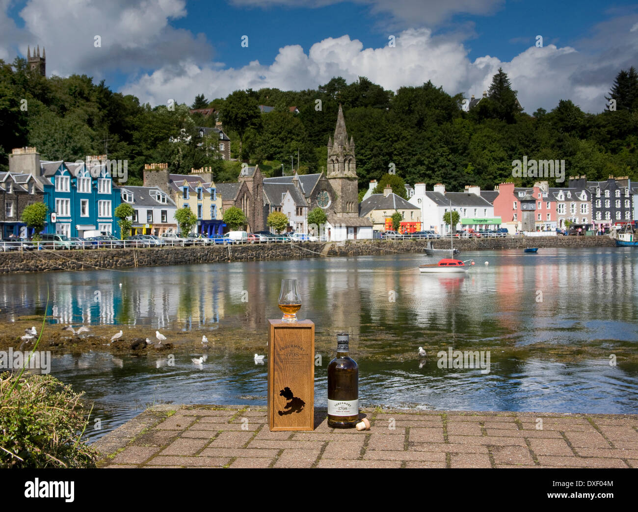 Tobermory whisky, Isle of Mull Stock Photo - Alamy