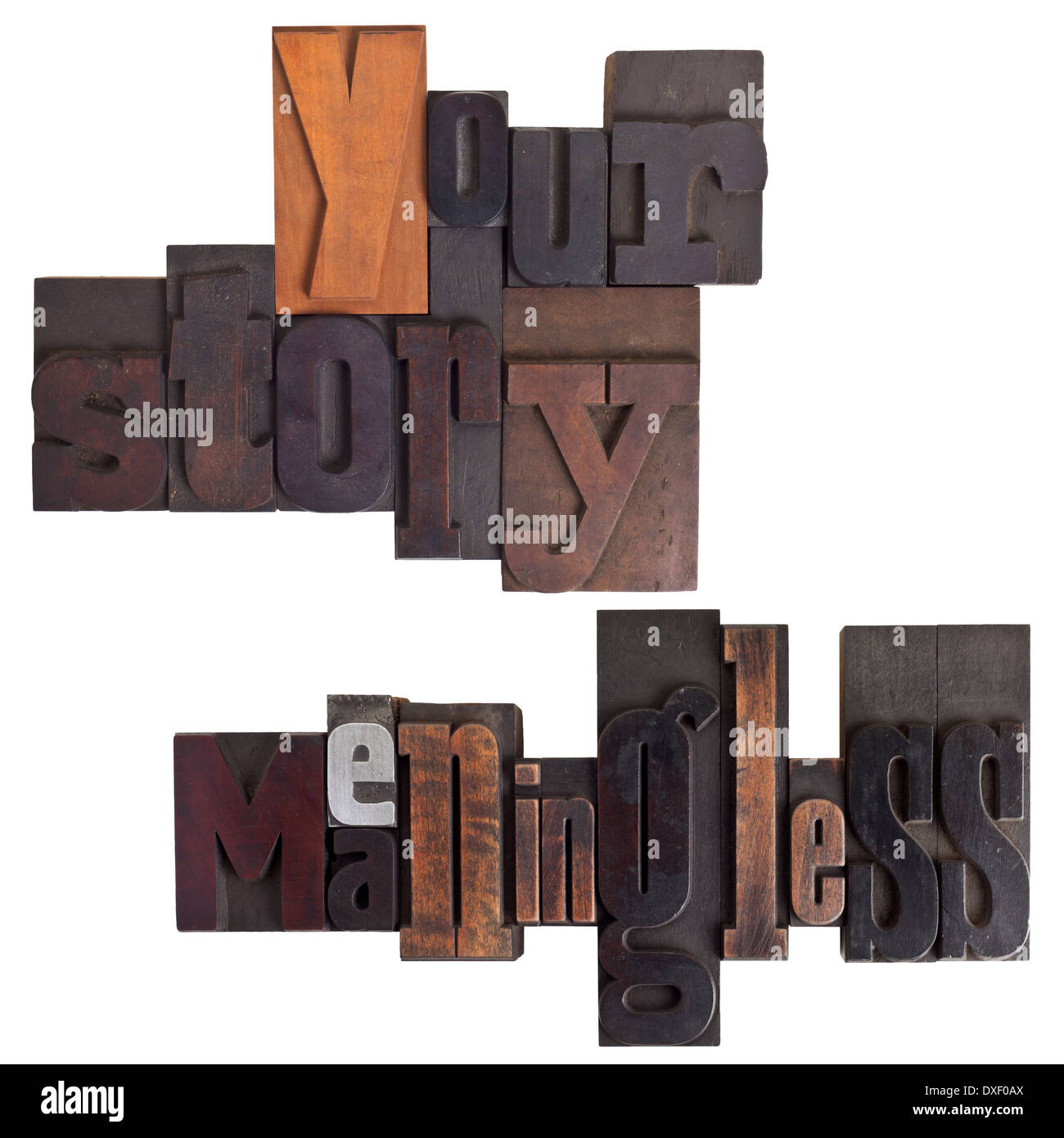 Meaningless hi-res stock photography and images - Alamy