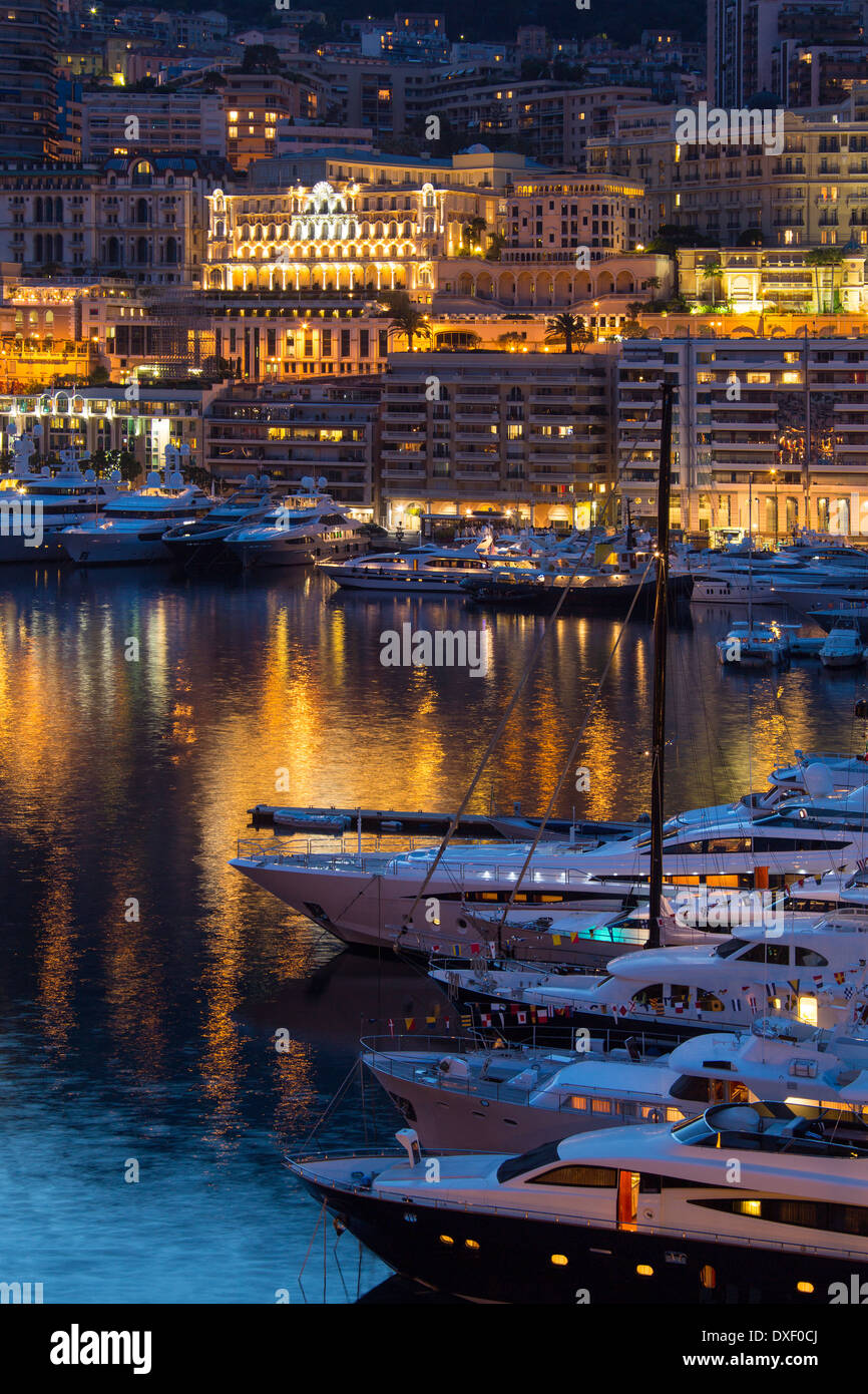 The Port of Monaco in the Principality of Monaco, a sovereign city ...