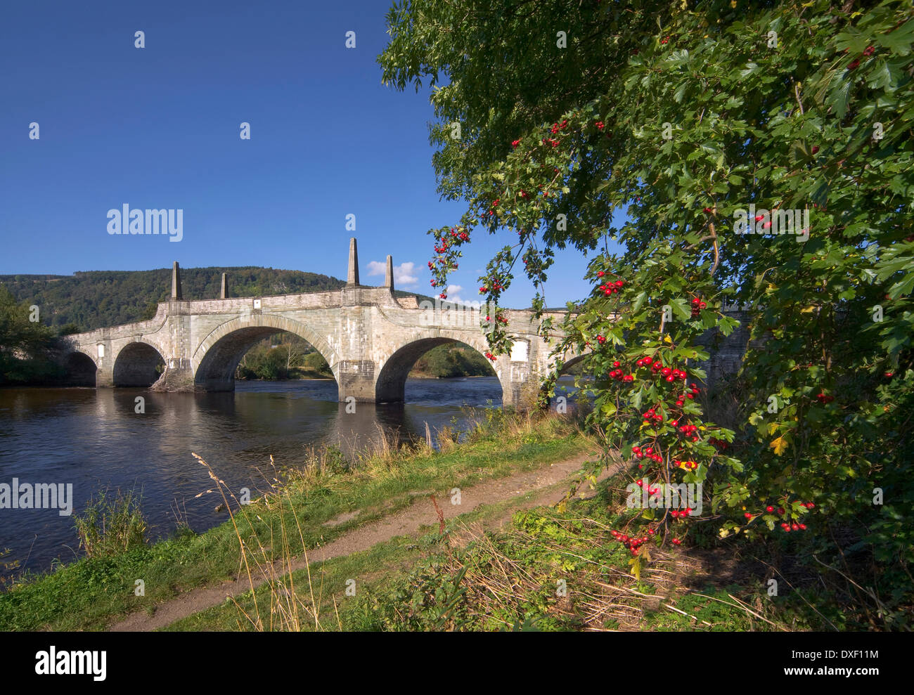 Aberfeldy Bridge, Perthshire Stock Photo - Alamy