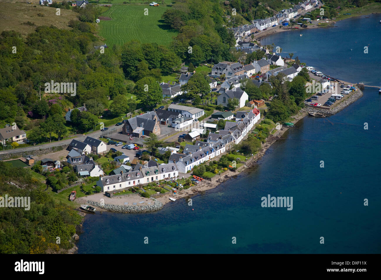 Plockton, Loch Carron wester-ross Stock Photo - Alamy
