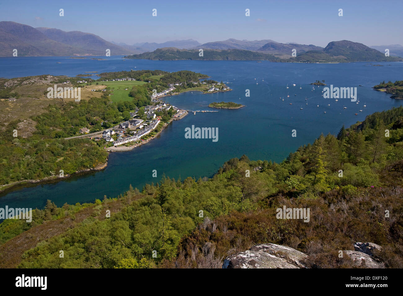 Plockton, Loch Carron Stock Photo - Alamy