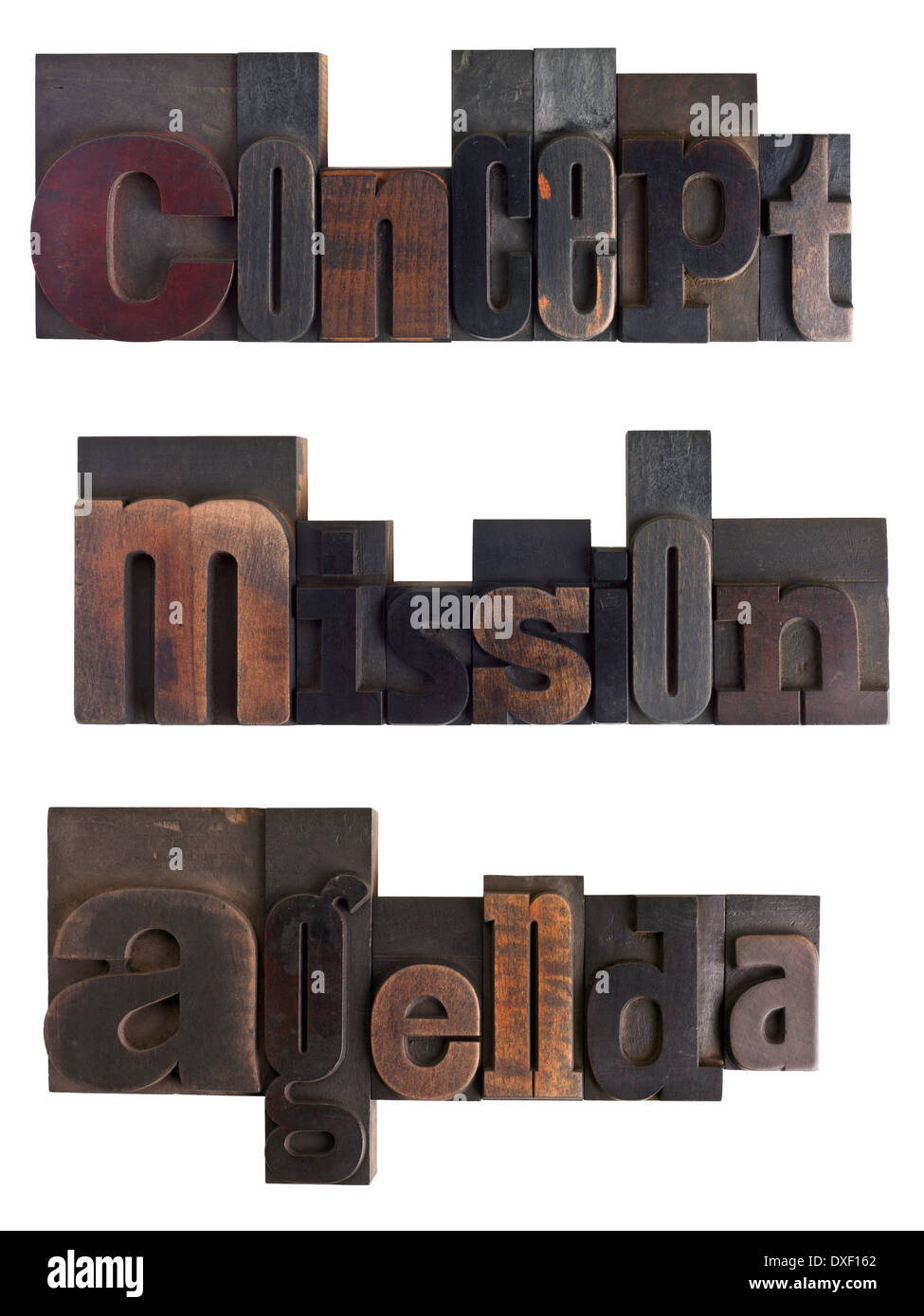 Business concept words written hi-res stock photography and images - Alamy