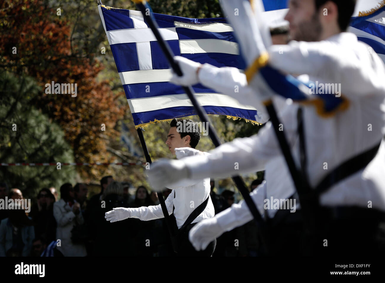 High school students march during hi-res stock photography and images ...