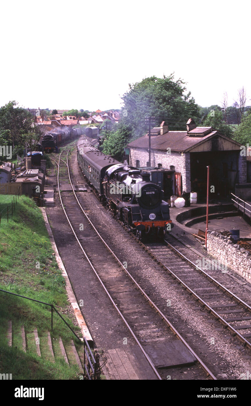 Steam locomotive Swanage Stock Photo - Alamy