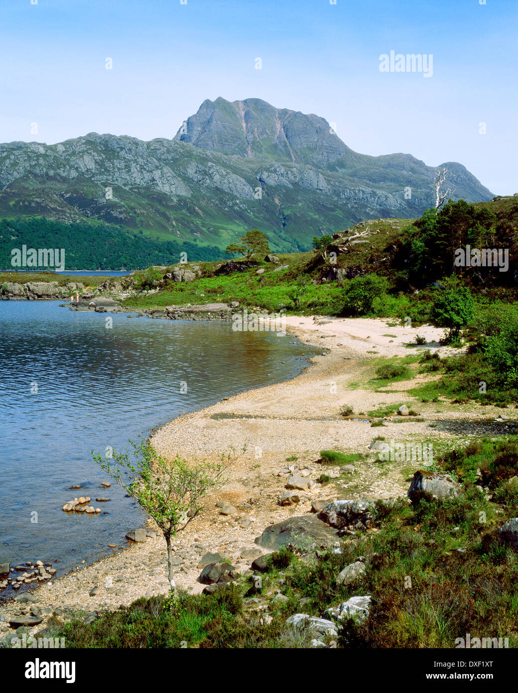 Loch Maree and Ben Slioch, Wester-Ross, N/W Highlands Stock Photo - Alamy