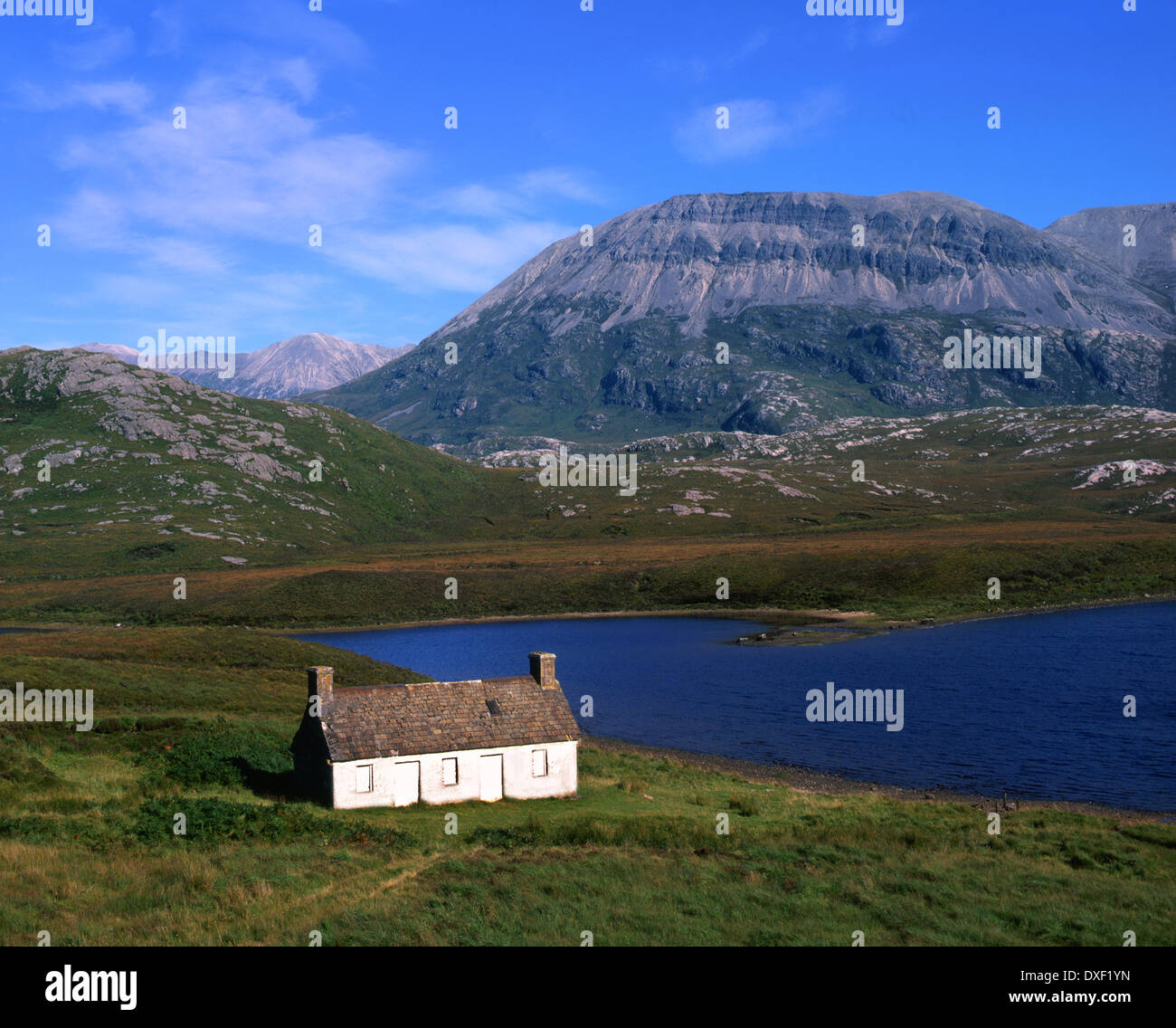Loch Stack and Ben Arkle, sutherland, N/W highlands Stock Photo - Alamy