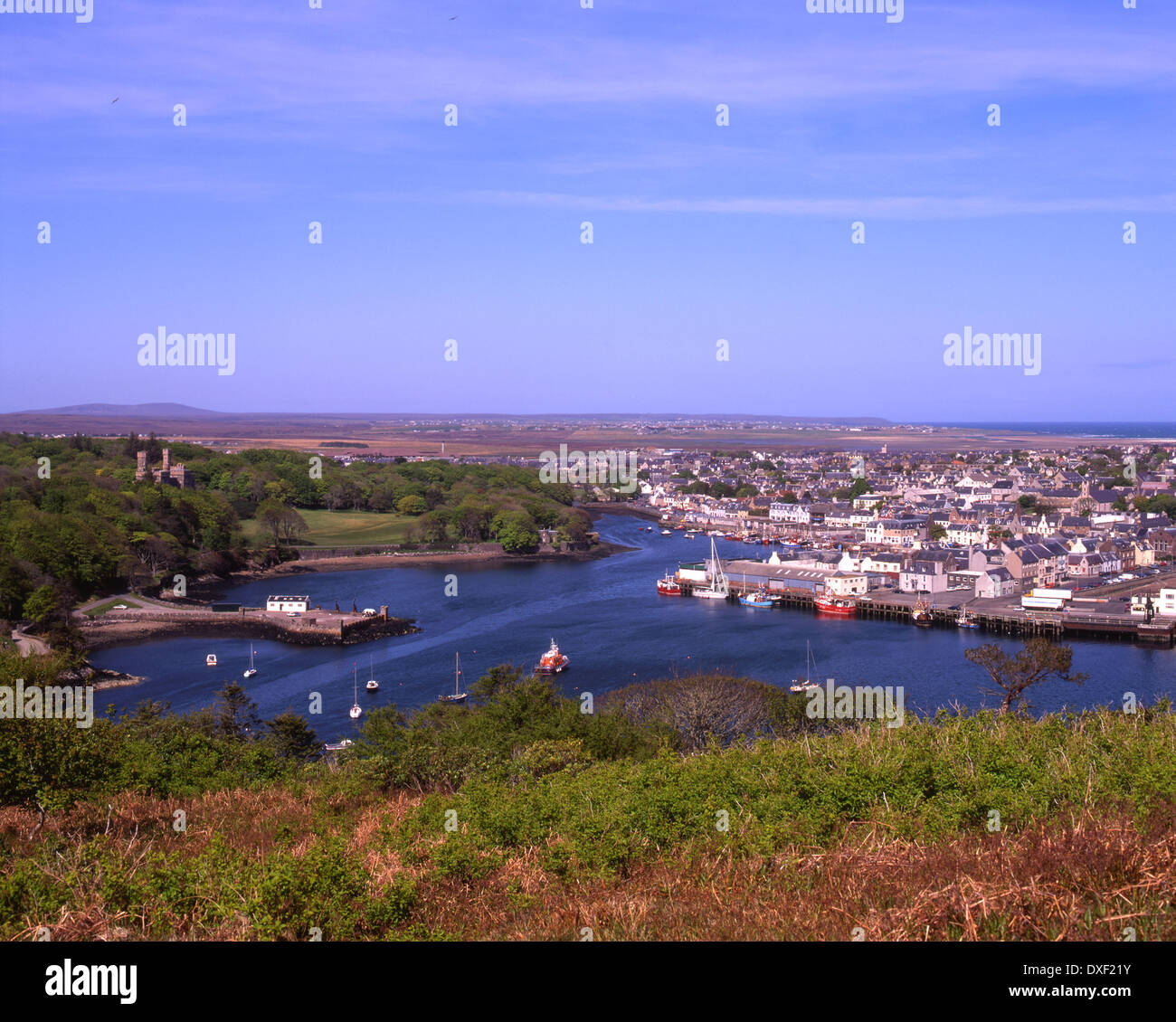 Stornoway aerial hi-res stock photography and images - Alamy
