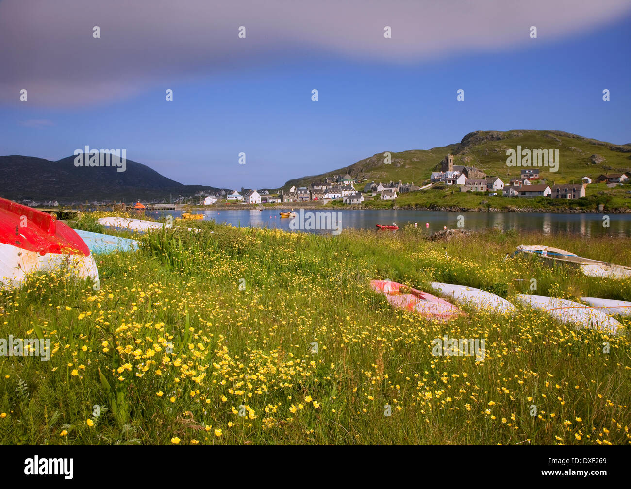 Isle of barra village hi-res stock photography and images - Alamy